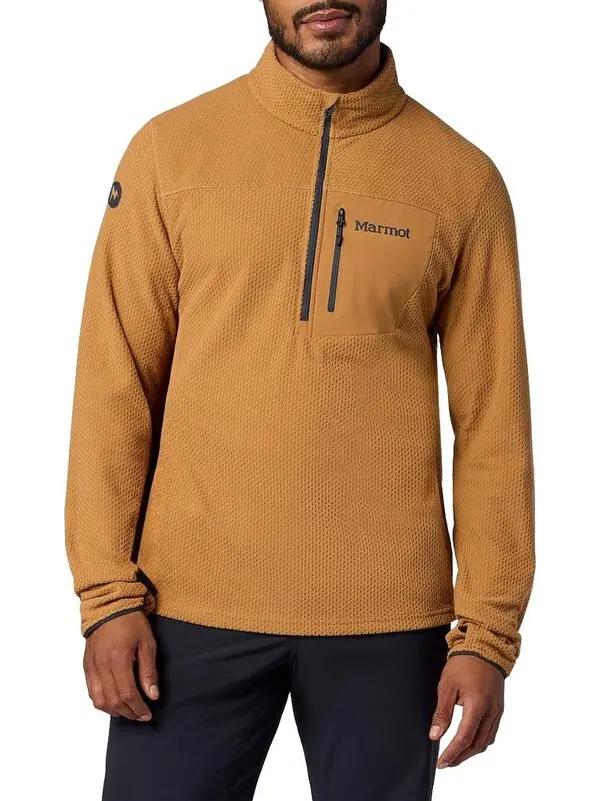 MARMOT Airfleece Half-zip Pullover - Dromedary