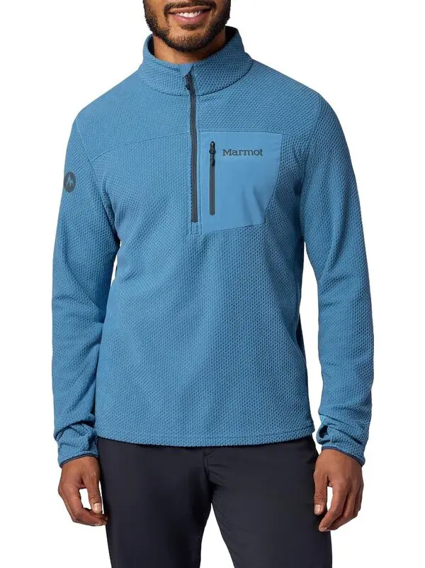 MARMOT Airfleece Half-zip Pullover - Summer Storm