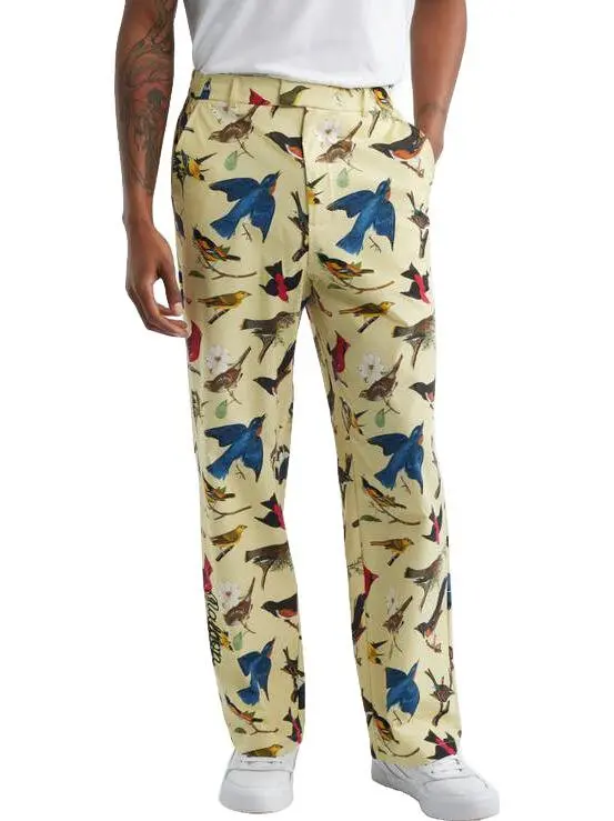 MALBON Birds Of Georgia Print Performance Pants - Bird Print