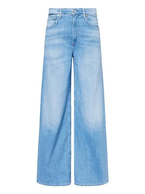 Citizens Of Humanity Lyra Long Wide-leg Denim Jeans - Canopy