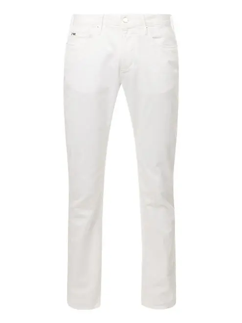 Emporio Armani J06 Slim-fit Denim Jeans - Snow White