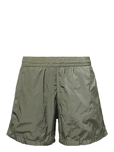 120% Lino Nylon Bermuda Shorts - Kaki