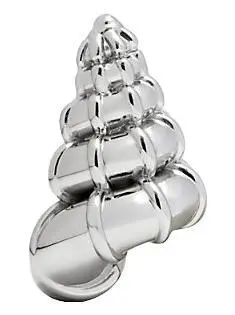 Loewe X Paula's Ibiza Shell Brass Dice Charm - Silver