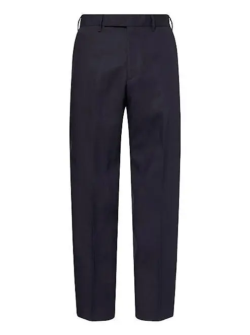 Paul Smith Regular-fit Linen Trousers - Blue