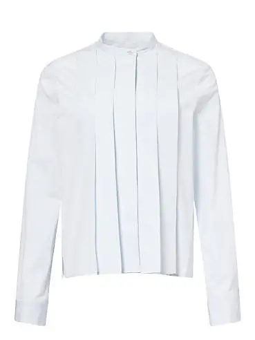 TWP Pleated Cotton-poplin Shirt - Plein Air