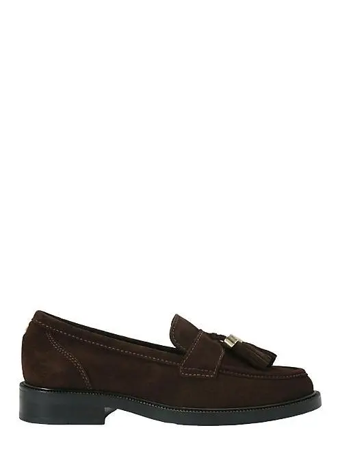 Carvela Lavoro Suede Loafers - Dark Brown