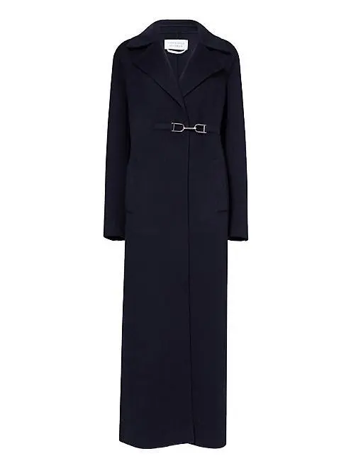 Gabriela Hearst Dee Double-faced Cashmere Coat - Dark Navy