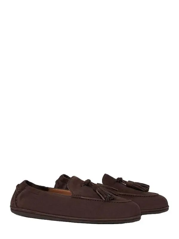 SCAROSSO Anais Loafers - Brown - Suede