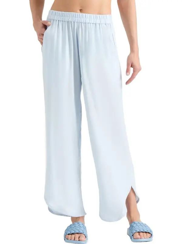 SALT LIFE Wide Leg Pull-on Pants - Cloud Blue