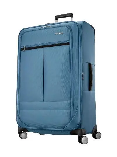 SAMSONITE Element Softside Large Checked Luggage - Captains Blue