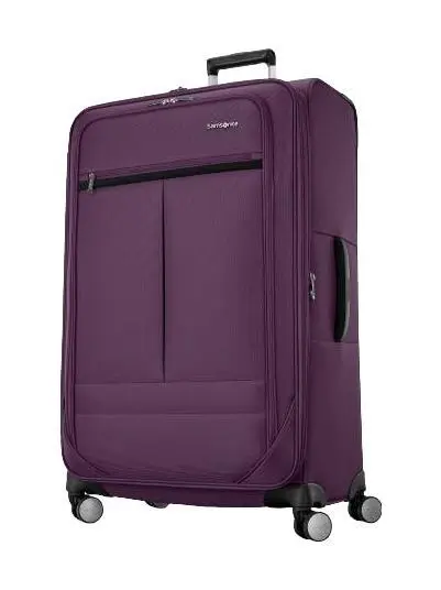 SAMSONITE Element Softside Large Checked Luggage - Purple