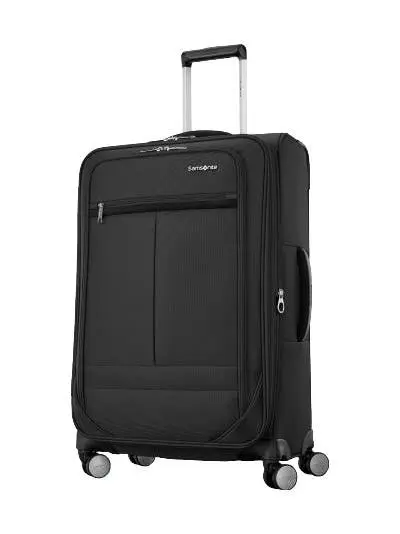SAMSONITE Element Softside Medium Checked Luggage - Black