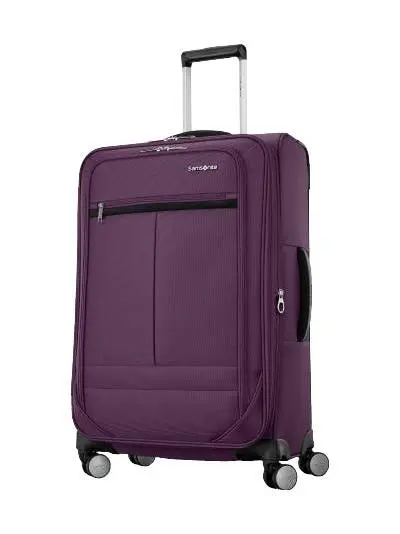 SAMSONITE Element Softside Medium Checked Luggage - Purple