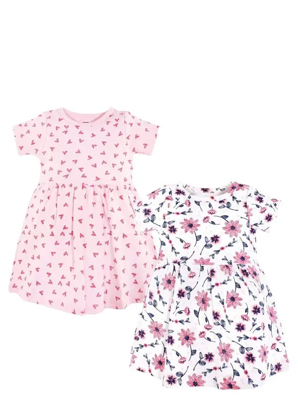 HUDSON BABY 2-pack Printed Cotton Dress - Botanical