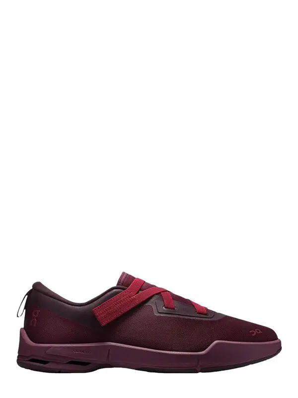 On Cloudnova Sneakers With Velco Strap - Red