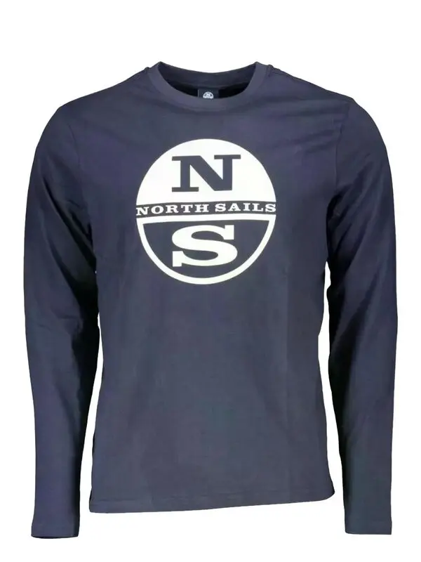 NORTH SAILS Logo-print Long-sleeve T-shirt - Blue