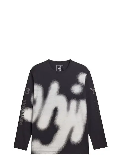Adidas X Y3 Mercedes Amg Petronas Formula 1 Team Yohji Graphic Longsleeve - Black
