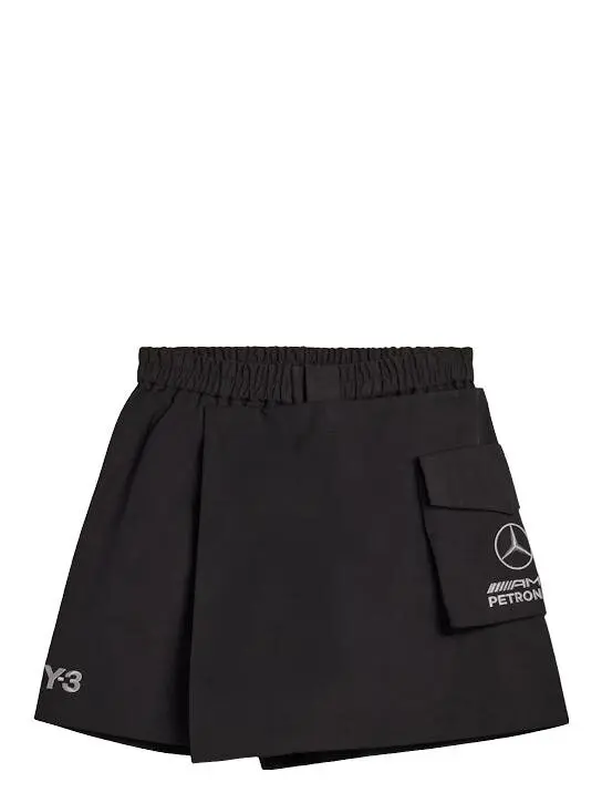Adidas X Y3 Mercedes Amg Petronas Formula 1 Team Short Skort - Black