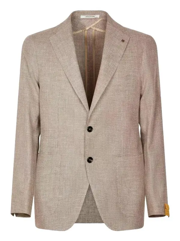 Tagliatore Textured-finish Blazer - Neutrals
