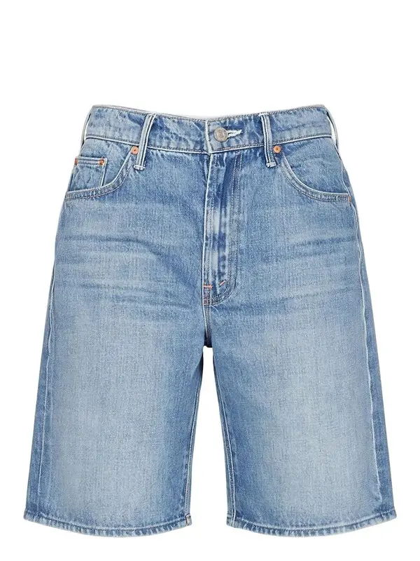 MOTHER The Undercover Bermuda Shorts - Light Blue Wash