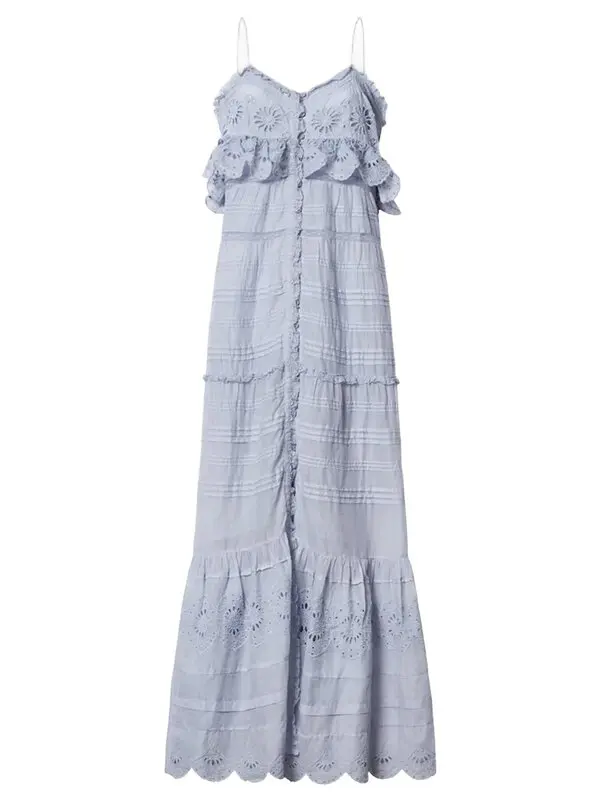 Isabel Marant Paule Maxi Dress - Light Blue