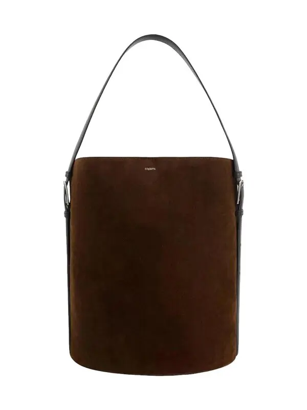 Coperni Ergonomic Suede Tote - Brown