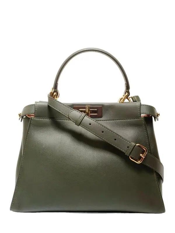 Fendi Peekaboo Tote Bag - Green