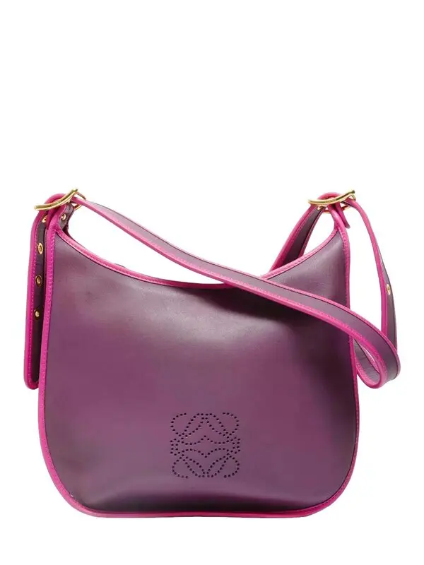 Loewe 2000-2010 Anagram Shoulder Bag - Purple