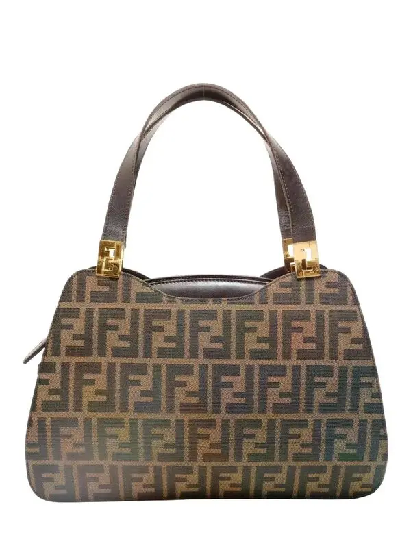 Fendi 1990-2010 Zucca Handbag - Neutrals