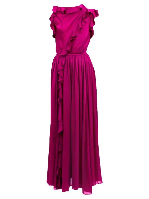 Ulla Johnson Saanvi Cascading Dress - Pink