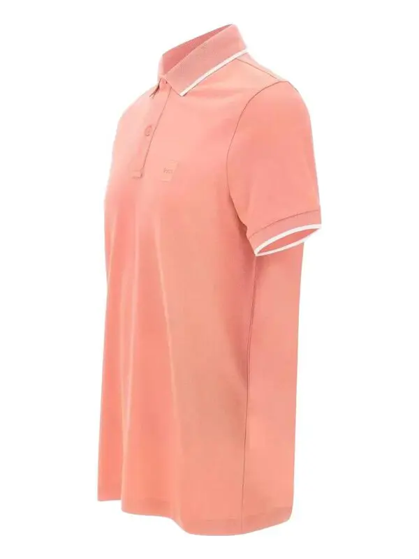 BOSS Cotton Polo Shirt - Pink