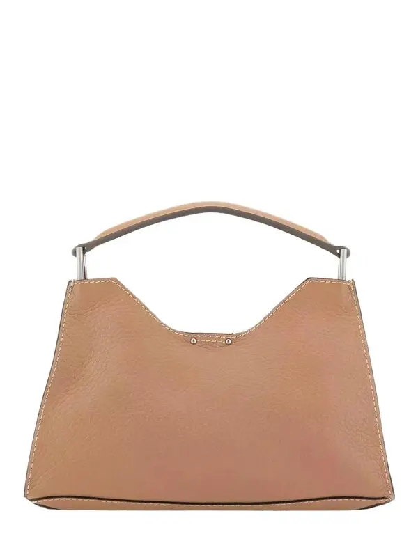 GIANNI CHIARINI Aurora Leather Shoulder Bag - Brown