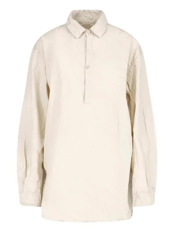 DANIELA GREGIS Oversized Polo - Beige