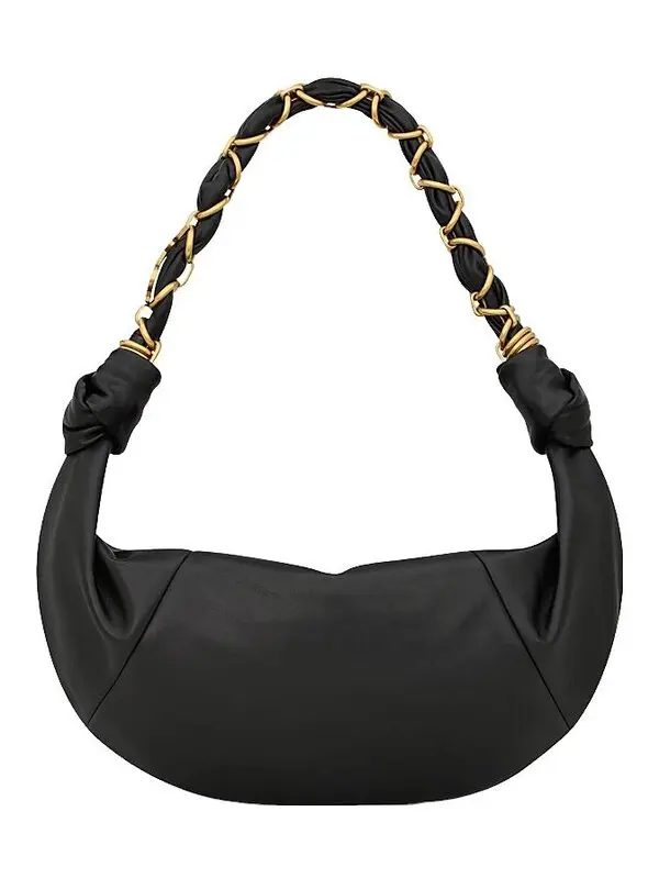 Saint Laurent Amalia Small Hobo Bag - Black