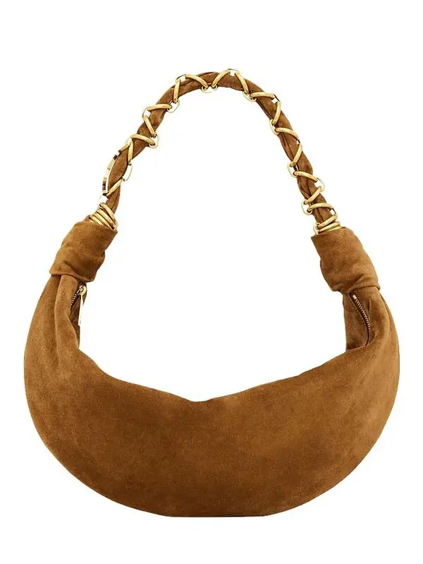 Saint Laurent Amalia Small Hobo Bag - Caramel Cognac