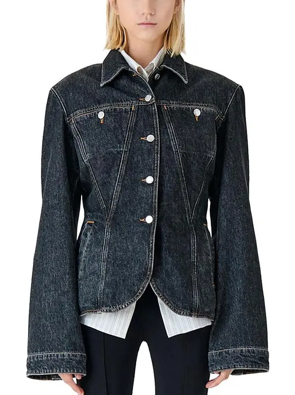 IRO PARIS Iloan Denim Jacket - Steel Denim
