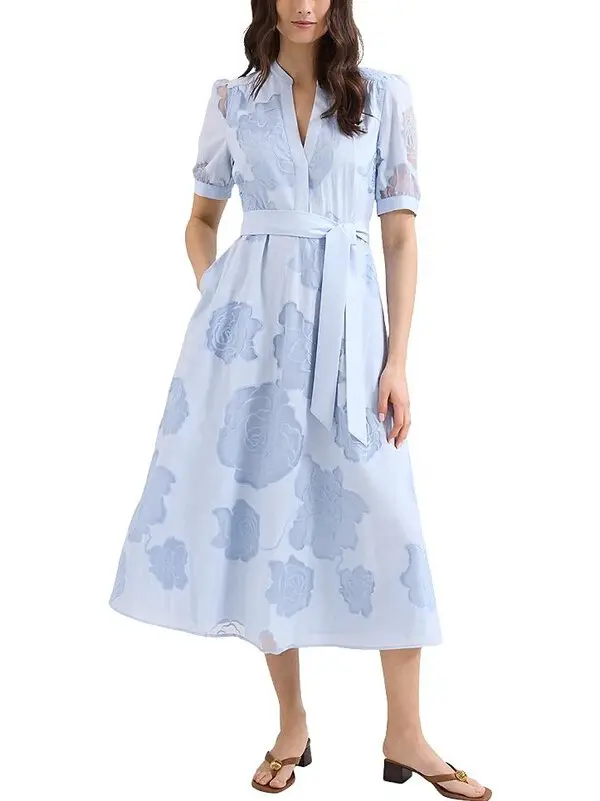 PHASE EIGHT Floral Swing Dress - Blue