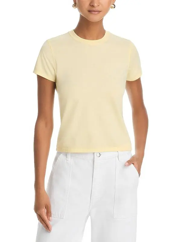 FRAME The Vintage Baby Tee - Lemon