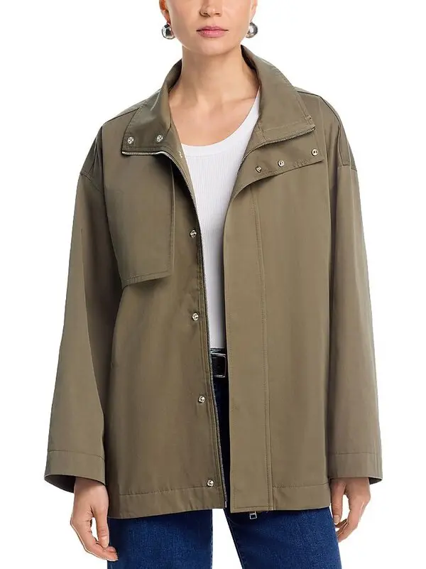 FRAME The Short Field Trench Coat - Army