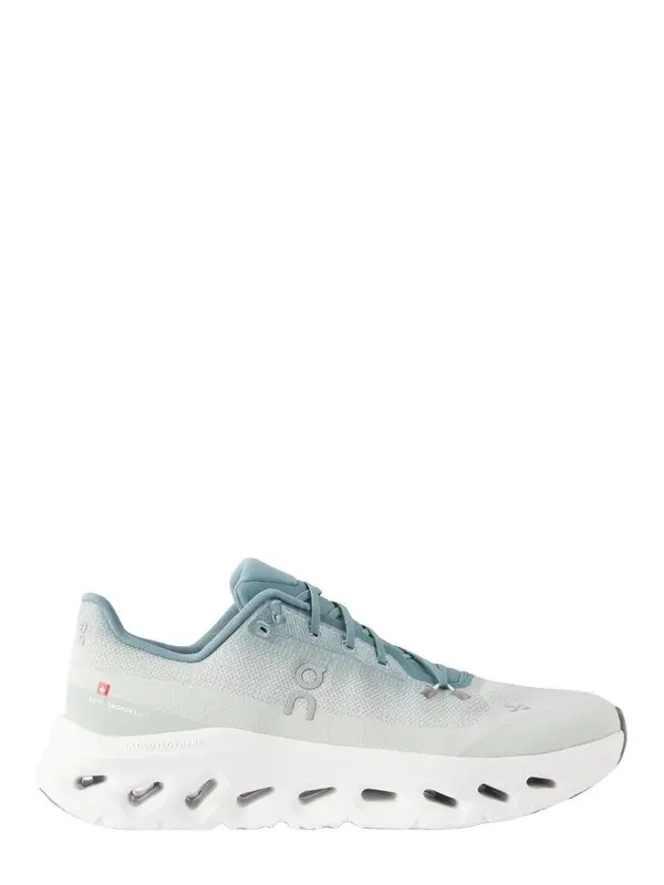 On Cloudtilt Stretch-knit Sneakers - Blue
