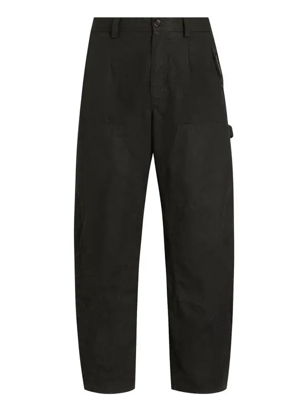 Dolce & Gabbana Technical Cotton Trousers - Black
