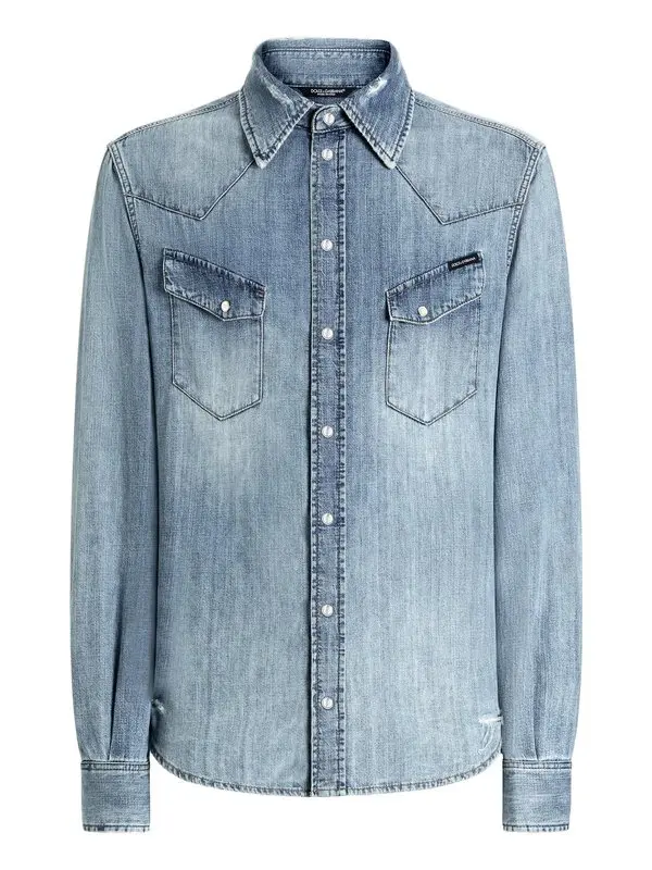 Dolce & Gabbana Denim Shirt - Multicolor