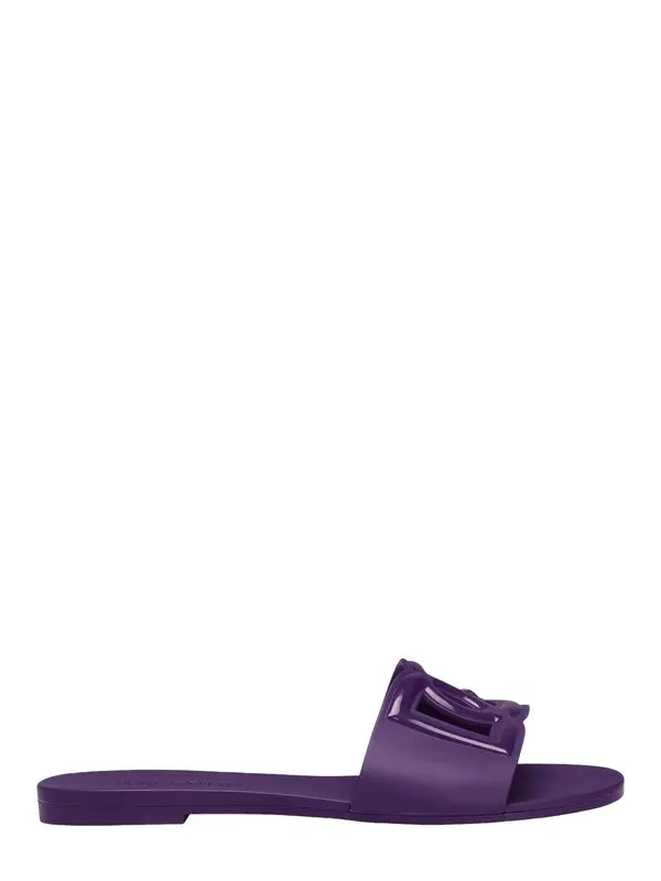 Dolce & Gabbana Beachwear Slides - Purple