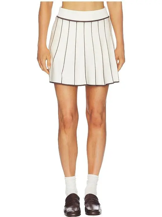 MALBON Aurora Mini Skirt - Cream
