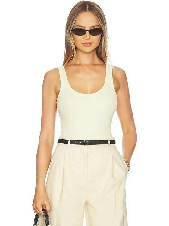 L'Agence Nica Tank Bodysuit - Lemon Sorbet