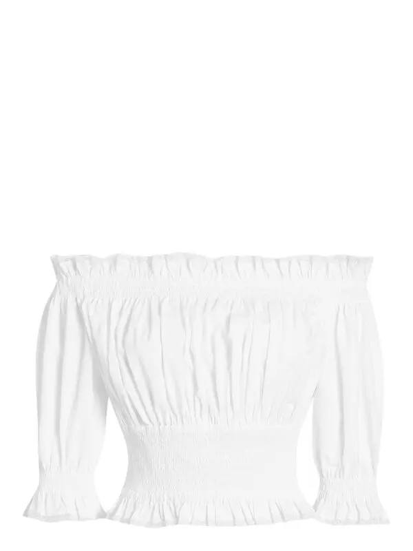 Dolce & Gabbana Poplin Top - White