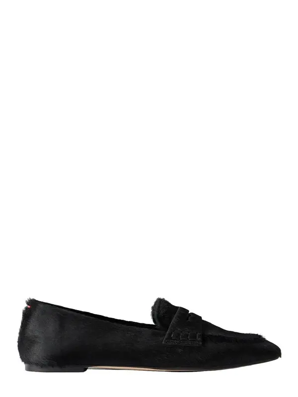 AeydĒ Alfie Pony Hair Loafers - Black