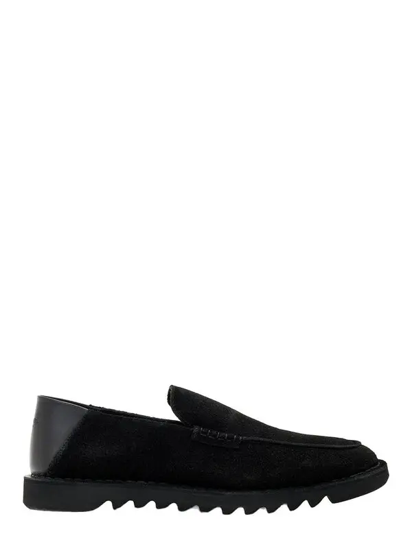 ALLSAINTS Slix Leather Loafers - Black