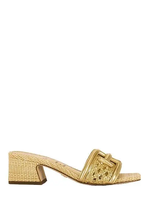 Sam Edelman Waylon Weave Sandal - Amber Gold