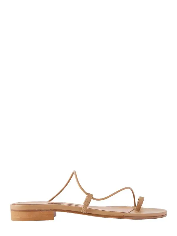 EMME PARSONS Susan Leather Sandals - Beige